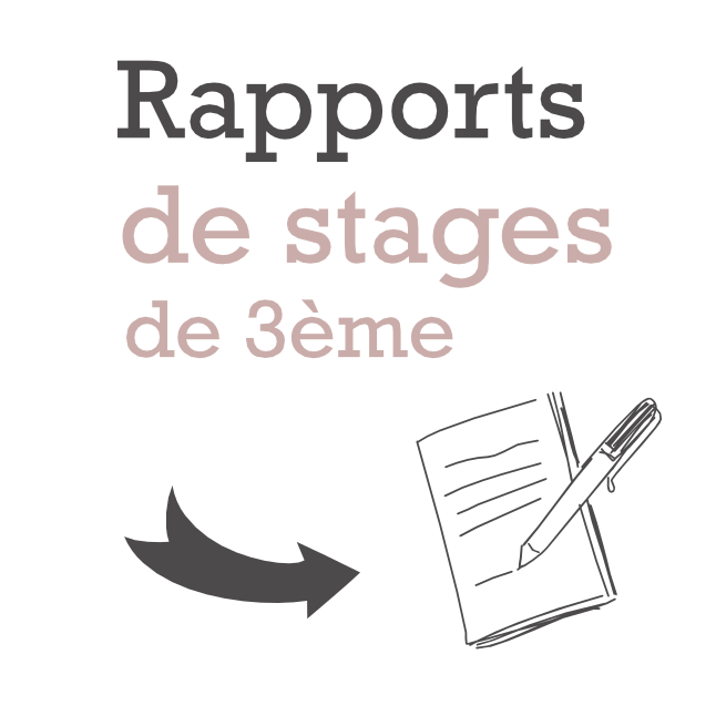 Aide à la rédaction des rapports de stages de 3ème, à la bibliothèque ... Aide à la rédaction des rapports de stages de 3ème, à la bibliothèque ...